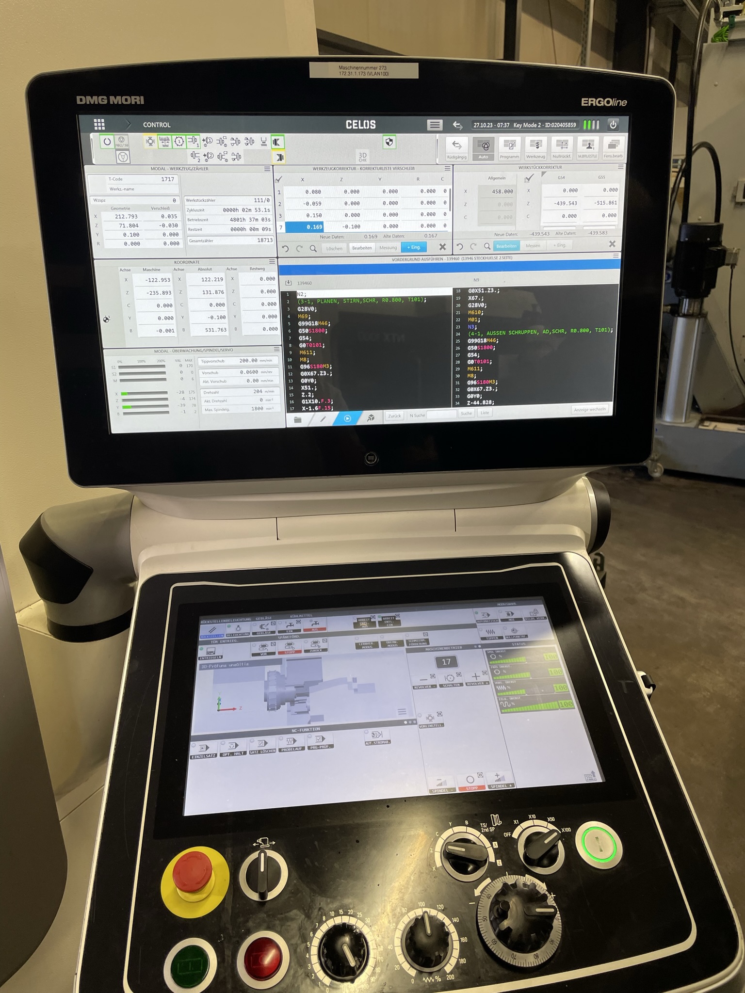 TOUR CNC DMG MORI TYPE NLX1500SY/500 – Scemama